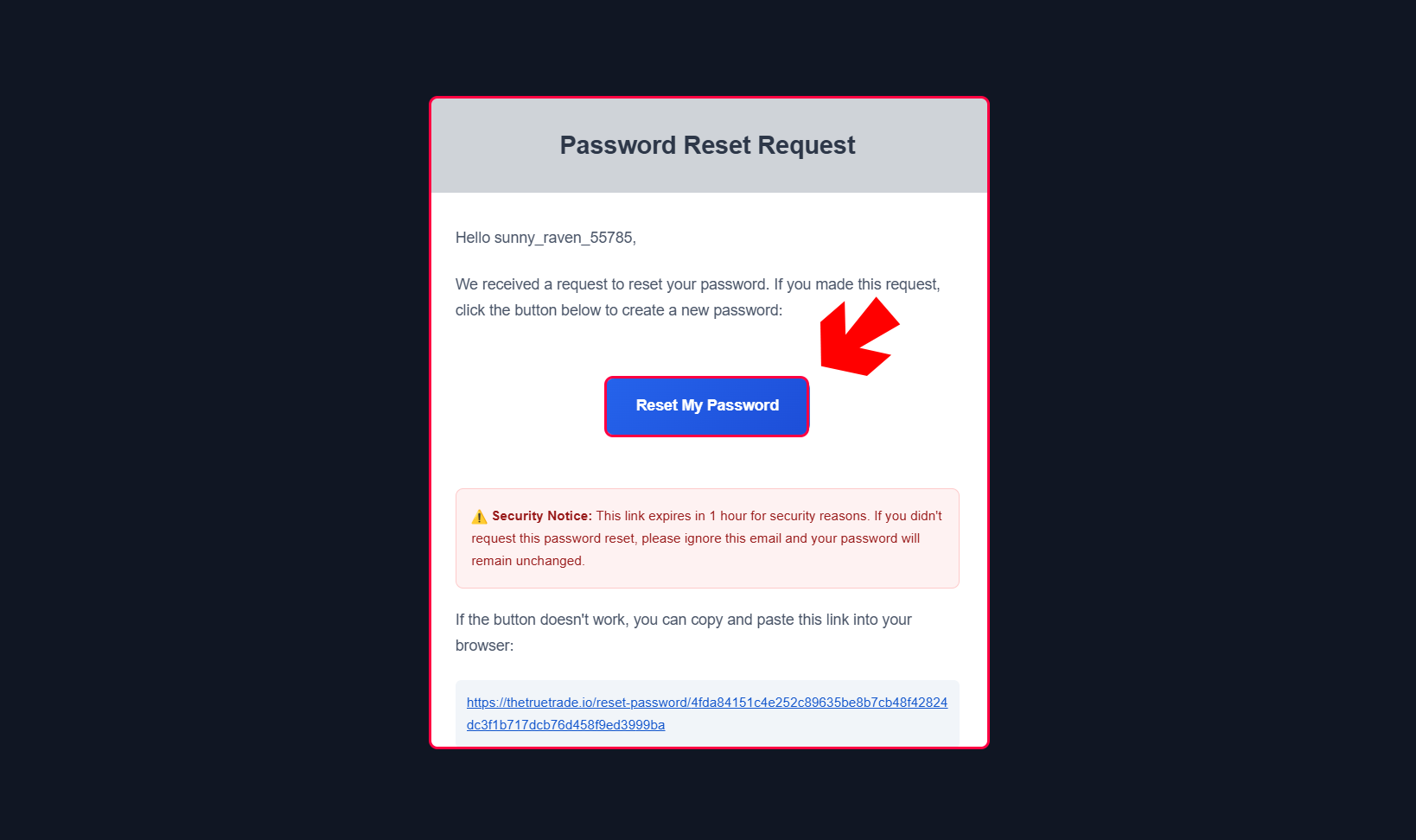 How to Reset your Account Password